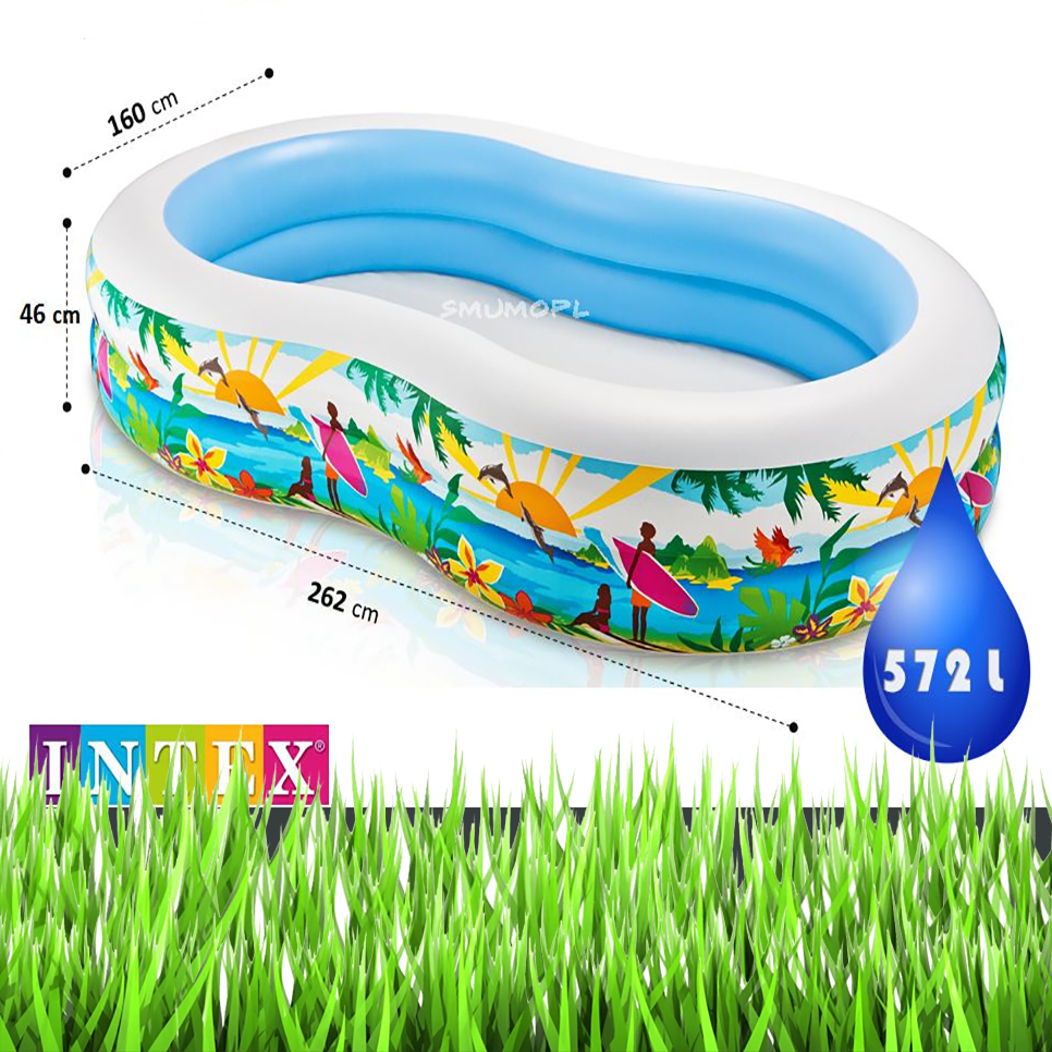 Bazen 262x160x46cm INTEX 56490 | Volim svoj dom