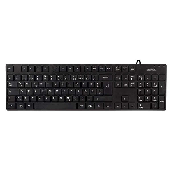 Tastatura CASANO Soft Tasteri crna HAMA 53813 | Volim svoj dom