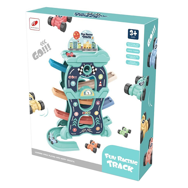 Auto staza sa toboganima i autićima 451643 | Volim svoj dom