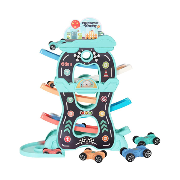 Auto staza sa toboganima i autićima 451643 | Volim svoj dom