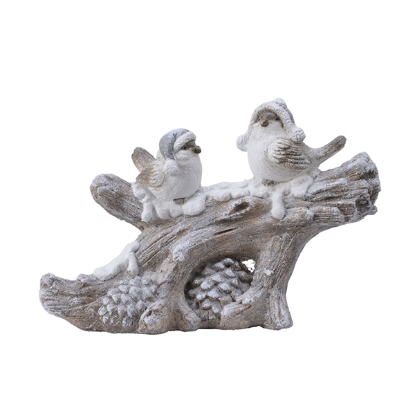 Novogodišnja figura Vrapci Na Grani Polimagnezijum 53x21x36cm 530764 ...
