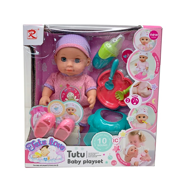 Lutka beba 30cm za hranjenje sa 10 zvukova Tutu Love 915946 | Volim ...