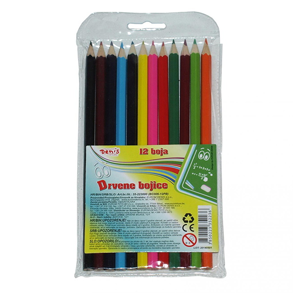 Drvene bojice 1/12 35-223000 | Volim svoj dom