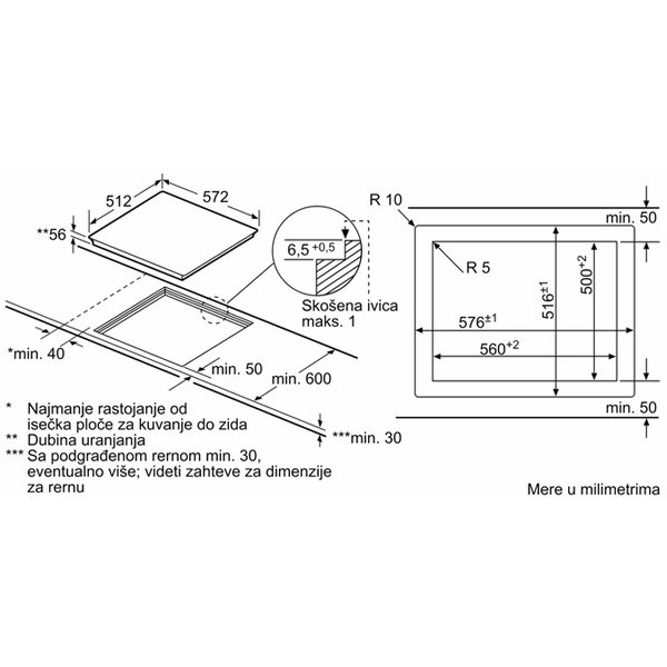 Indukciona ploča za kuvanje 60cm serija 8 Bosch PXE601DC1E | Volim svoj dom