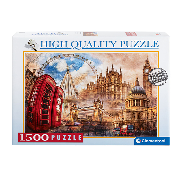 Slagalica Vintage London Panorama 1500 delova Clementoni 979639 | Volim ...