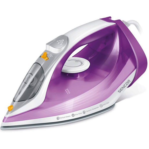 Pegla na paru 2400 W ljubičasta SSI 5800VT Sencor APA01852 | Volim svoj dom