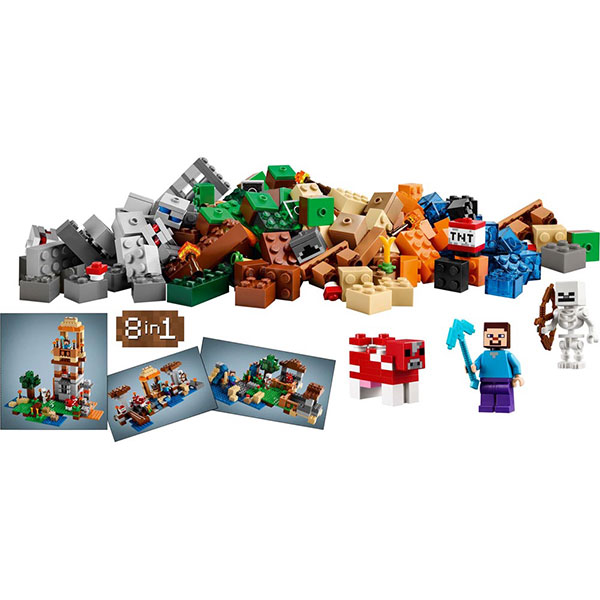 Lego kocke Minecraft LE21116 Kutija za slobodnu gradnju | Volim svoj dom