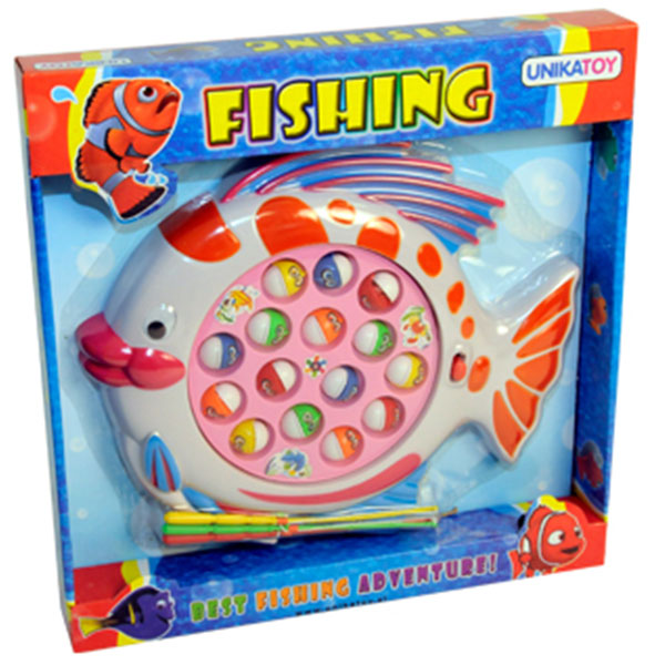Igra ribolov na baterije UNIKATOY U23331 | Volim svoj dom