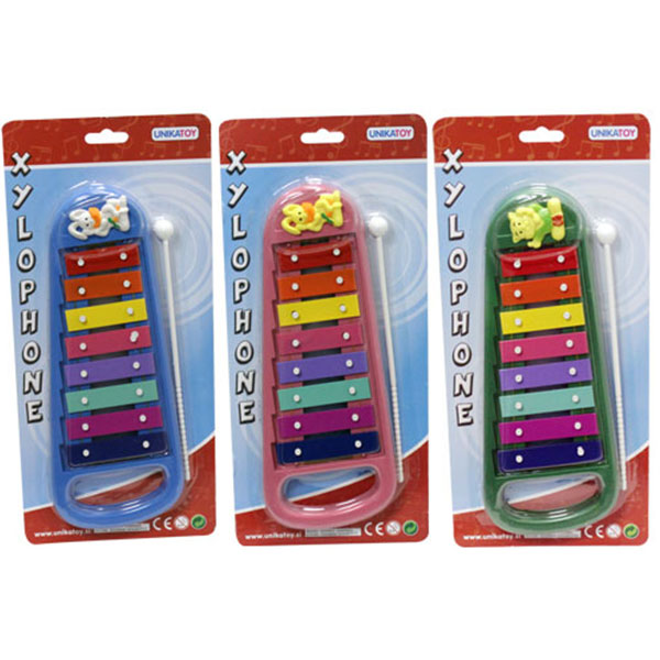 Muzički instrument Ksilofon na blisteru UNIKATOY U21069 | Volim svoj dom