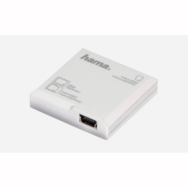 SD/MicroSD čitač kartica, HAMA beli 91093 | Volim svoj dom