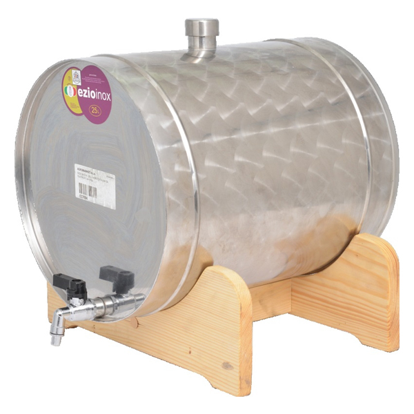 Inox ležeće bure za rakiju 25l – 2444 | Volim svoj dom