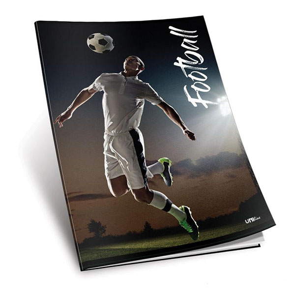 Sveska Sport Football A5 meki povez u kocke UNL-0733k | Volim svoj dom