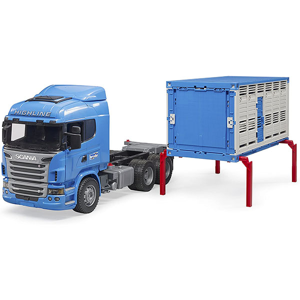 Kamion Scania za prevoz krava Bruder 035495 | Volim svoj dom