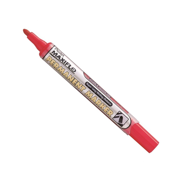Marker permanentni Maxiflo crveni Pentel P.NLF50B | Volim svoj dom