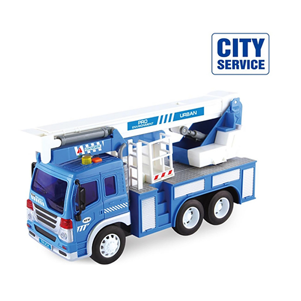 Kamion kran sa zvukom i svetlom City Service 44106 | Volim svoj dom