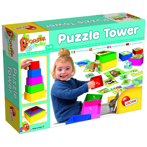 Edukativna igra Carotina Kula slagalice Lisciani 35480 | Volim svoj dom